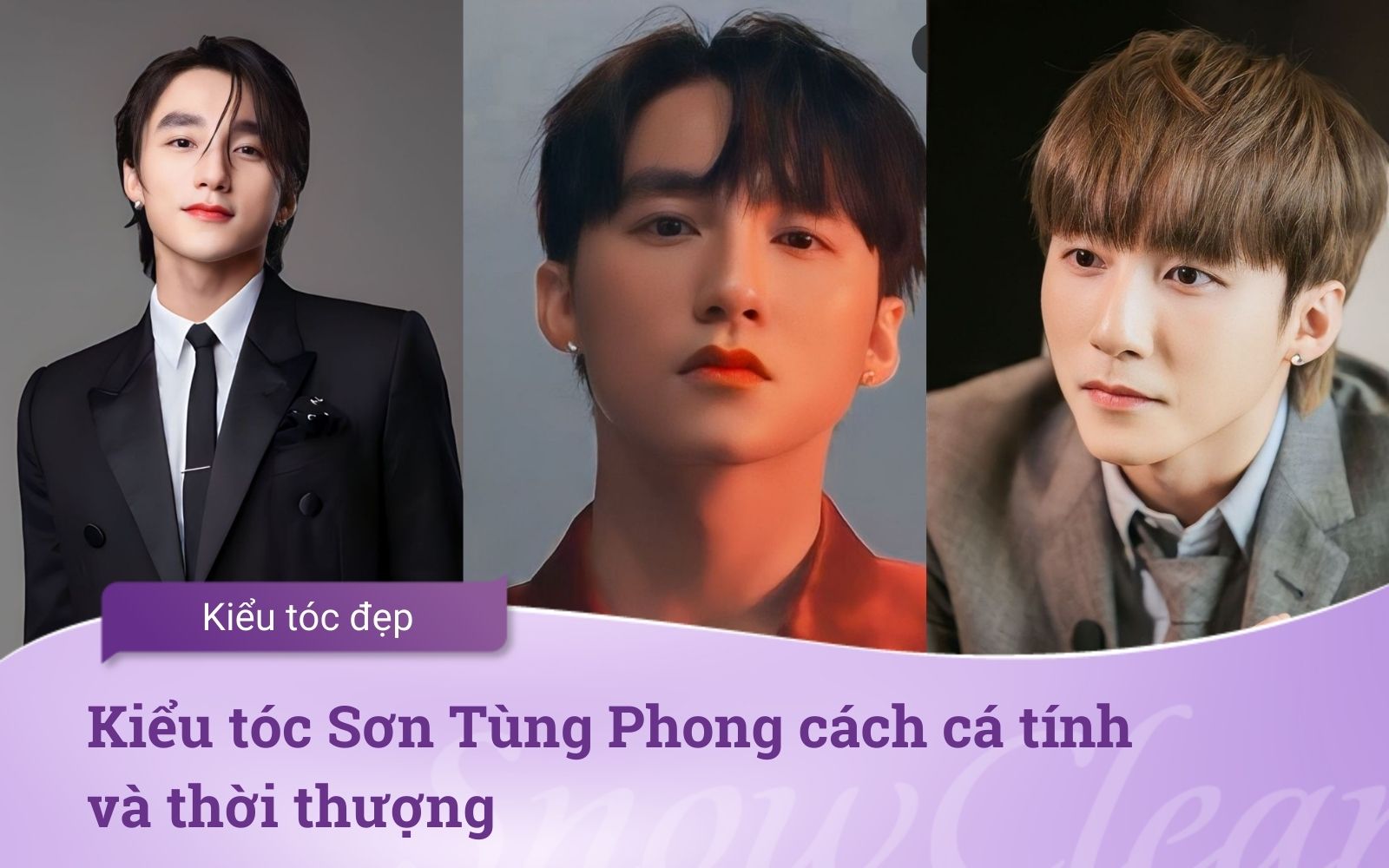Kiểu tóc Sơn Tùng Phong cách cá tính và thời thượng